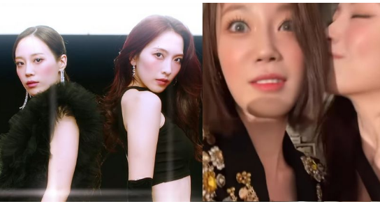 新忙内line诞生~kara回归首发预告知英and龄智双人舞,幕后姐姐甜吻妹妹 韩国娱乐新闻